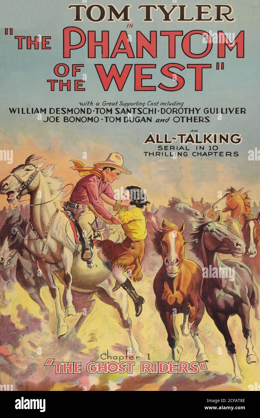 The Phantom of the West - Ghost Riders Stock Photo - Alamy