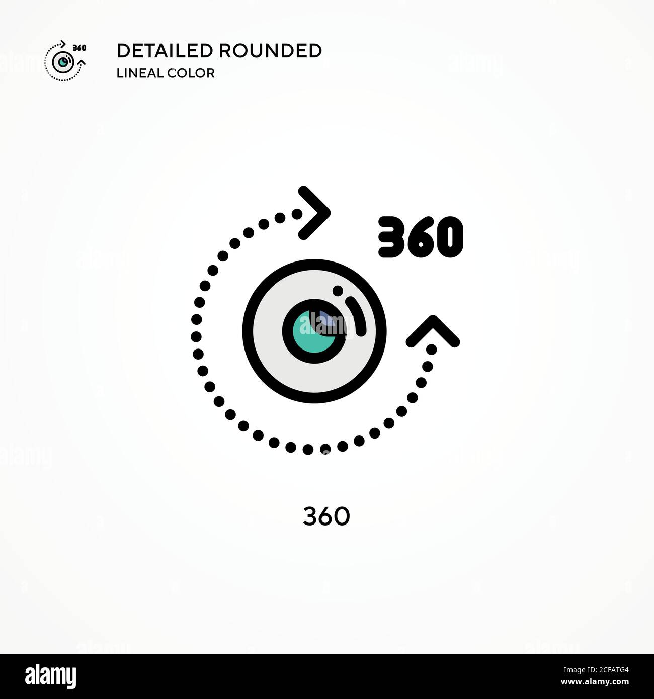 360 vector icon. Modern vector illustration concepts. Easy to edit and ...