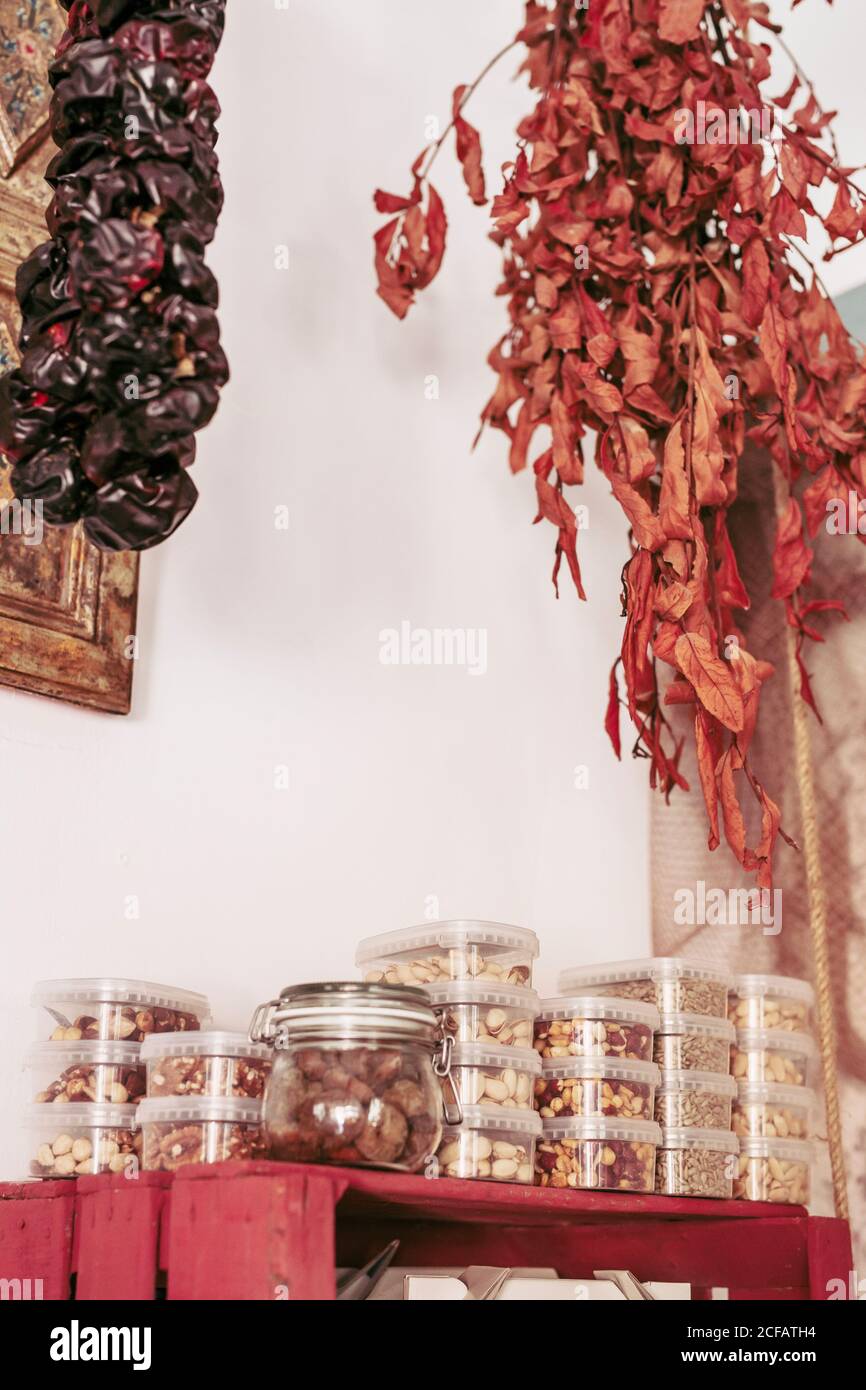 Meat hanging from ceiling hi-res stock photography and images - Alamy