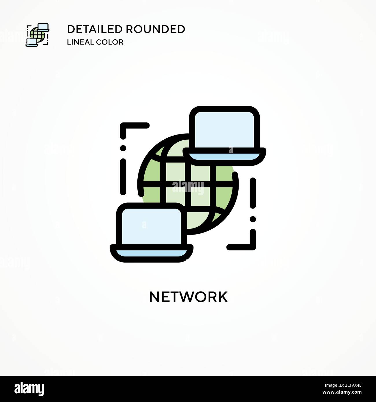 Network vector icon. Modern vector illustration concepts. Easy to edit ...