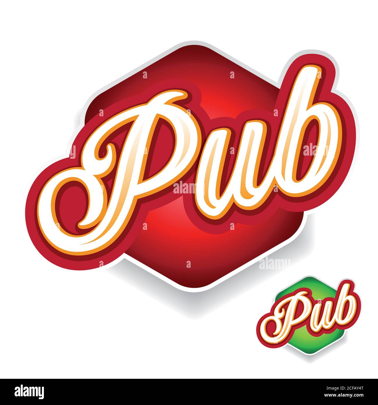 Pub sign lettering hi-res stock photography and images - Alamy