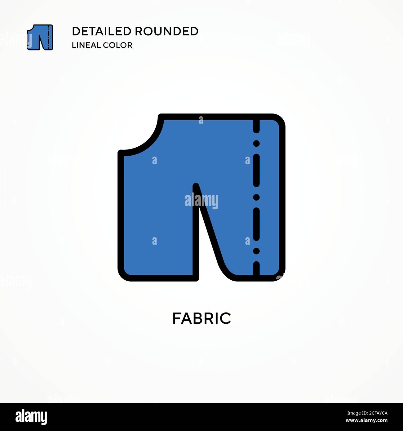 Fabric vector icon. Modern vector illustration concepts. Easy to edit ...