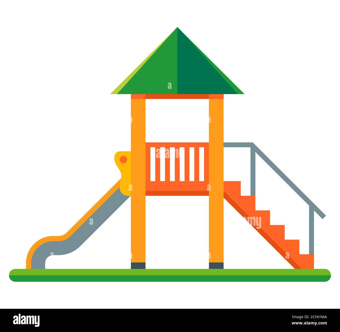 Playground Slide Vector