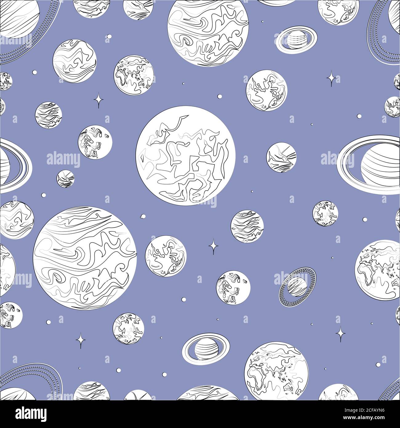 Solar system planets white background hi-res stock photography and ...