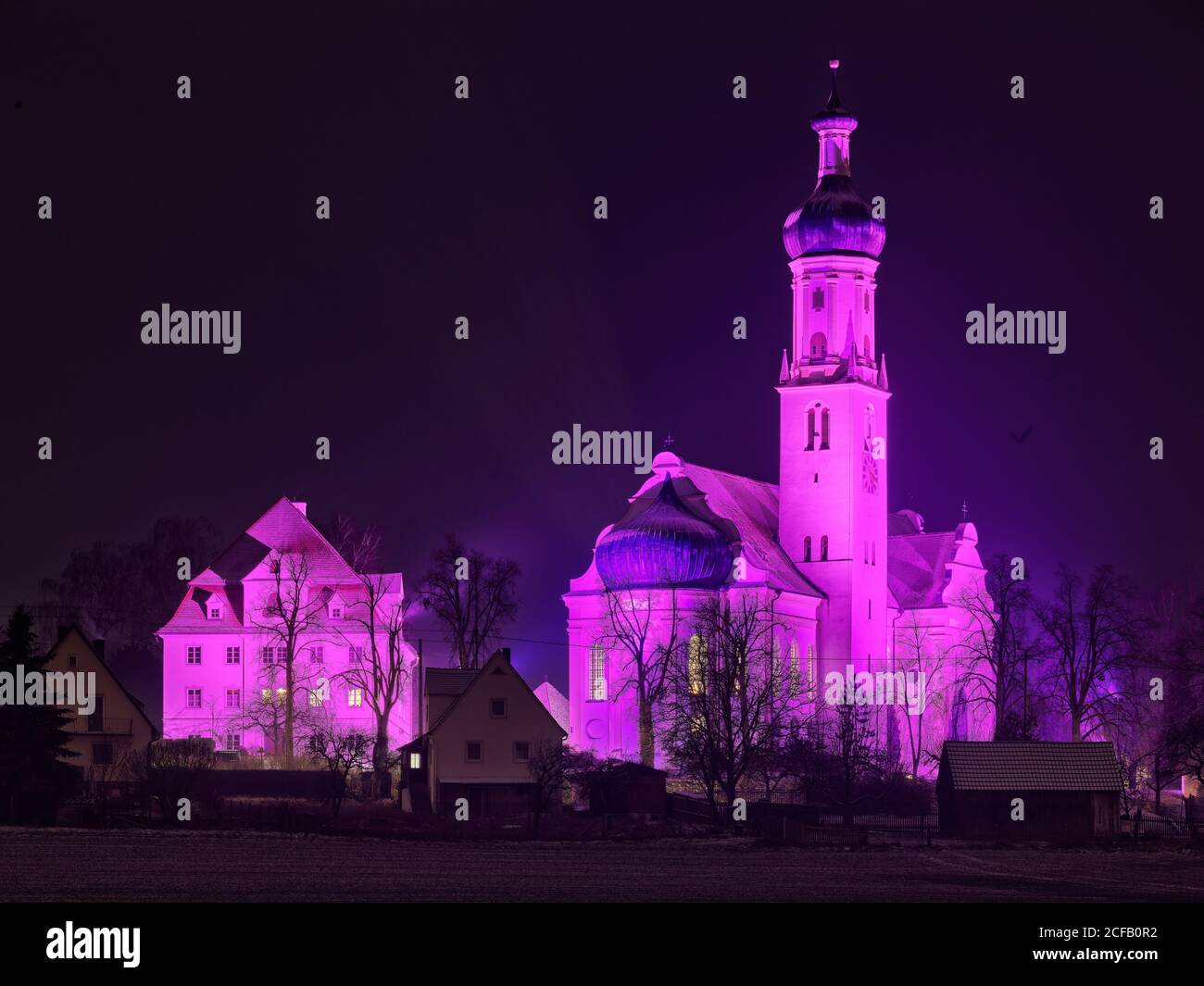 Pilgrimage church Biberbach, Zusamschneiderstraße, Biberbach, Augsburg ...