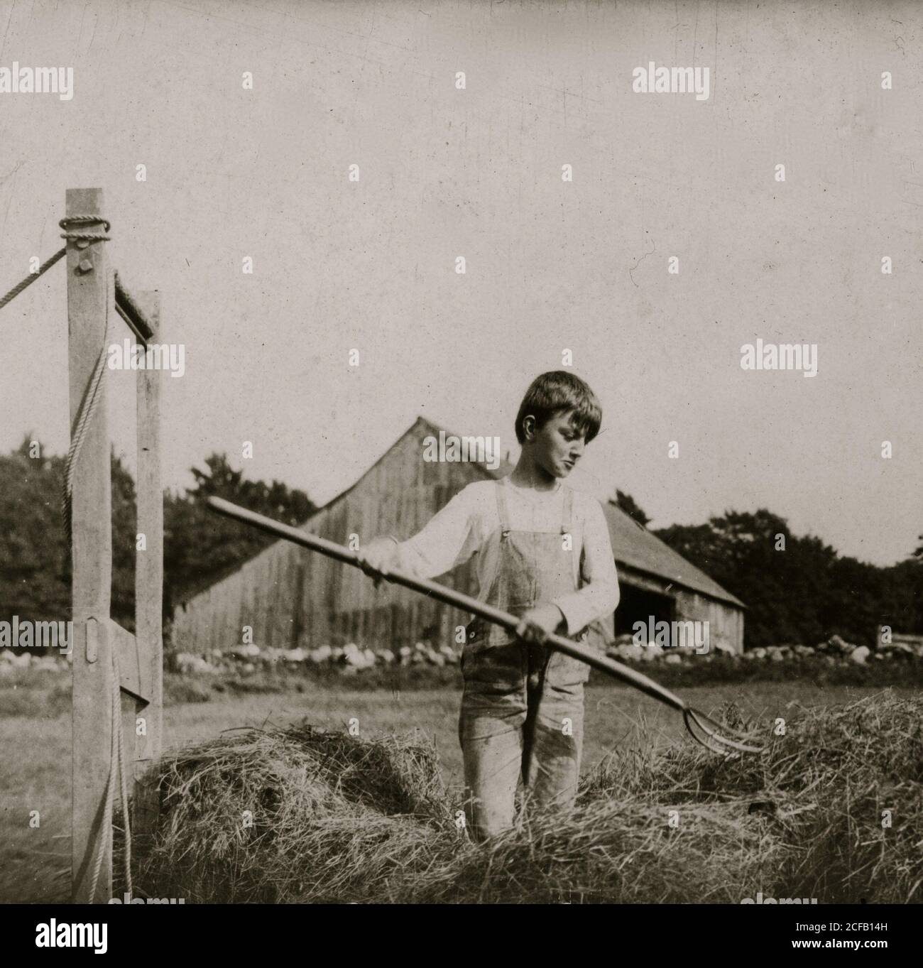 Eleven years old & his father run a farm of 160 acres in Southern ...