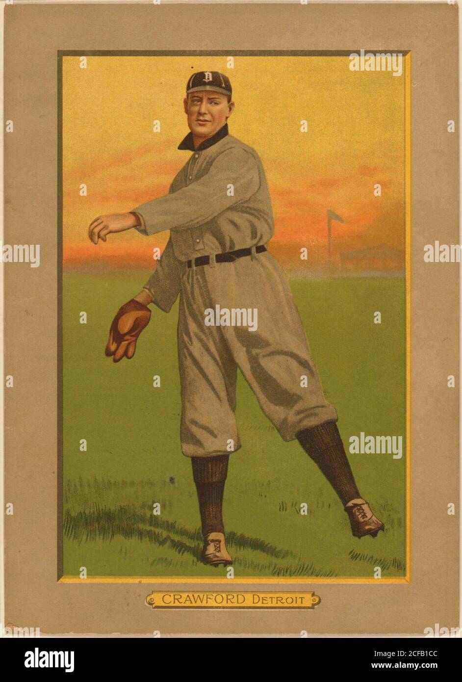 Sam Crawford, Detroit Tigers Stock Photo - Alamy