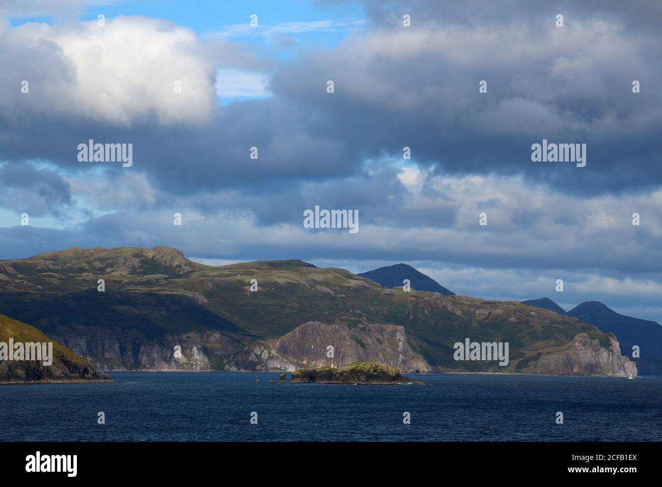 Alaska, Coast of Unga Island-Aleutian Islands, United States Stock ...