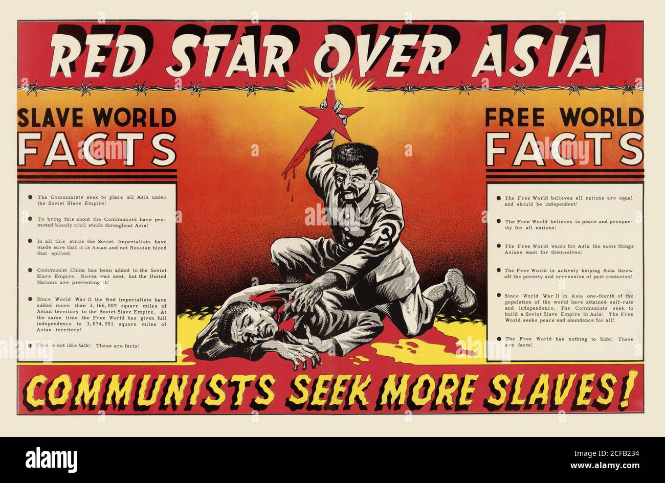 Red Star Over Asia Stock Photo - Alamy