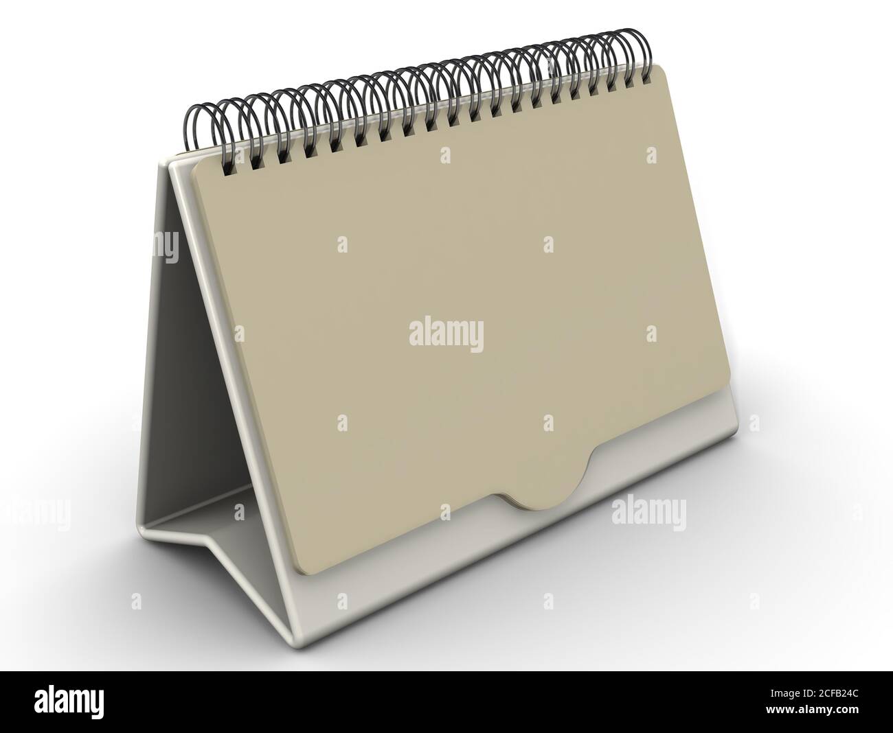 Blank desktop calendar. Desktop calendar without any inscriptions on ...