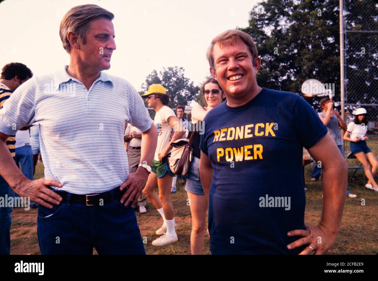 Billy Carter, wearing a Redneck Power tshirt, brother of President ...