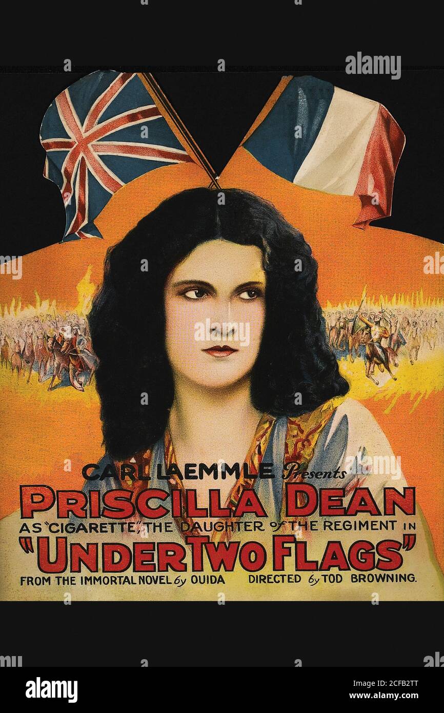 Under Two Flags Stock Photo - Alamy