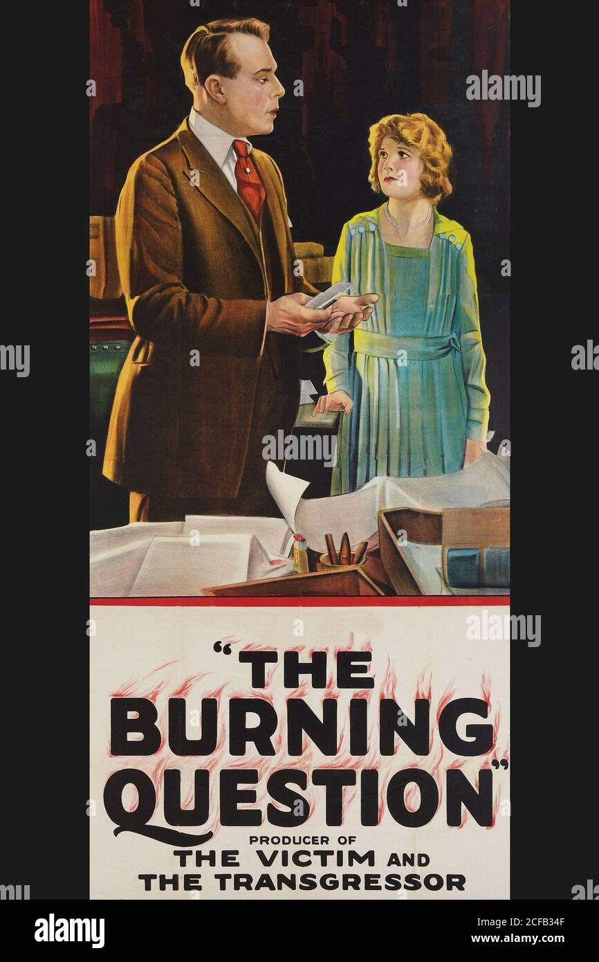 The Burning Question Stock Photo - Alamy