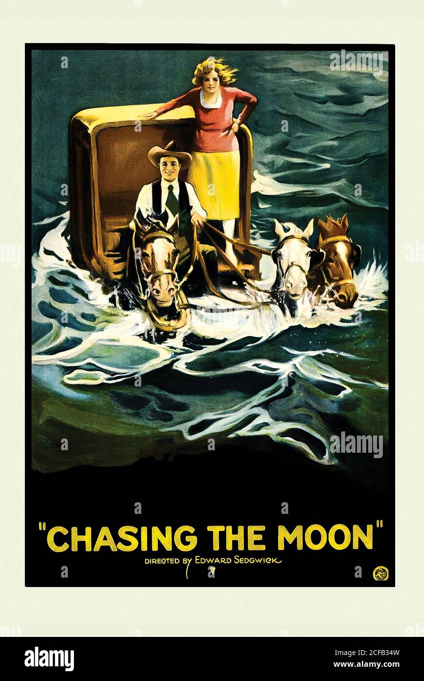 Chasing the Moon Stock Photo - Alamy