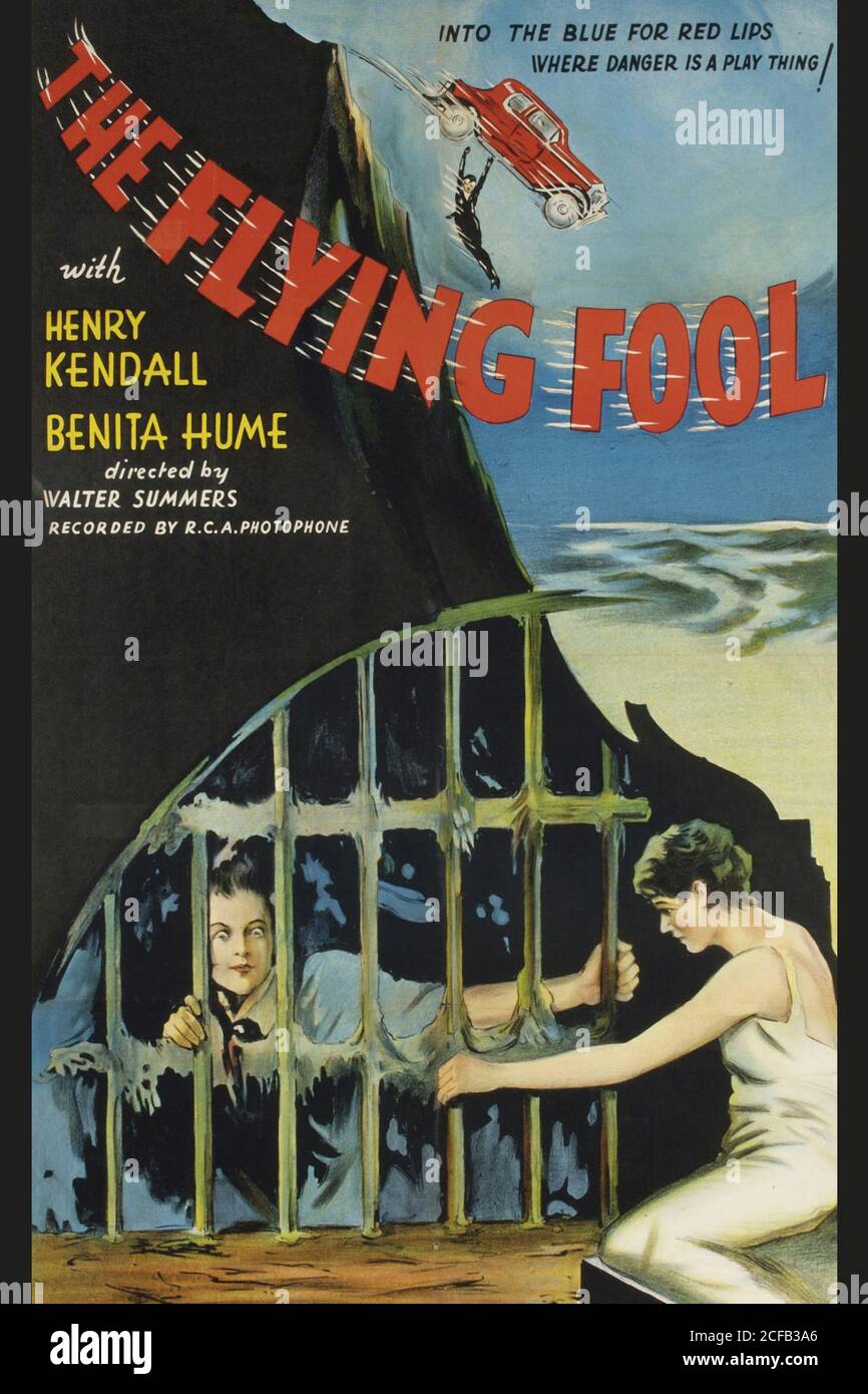 The Flying Fool Stock Photo - Alamy