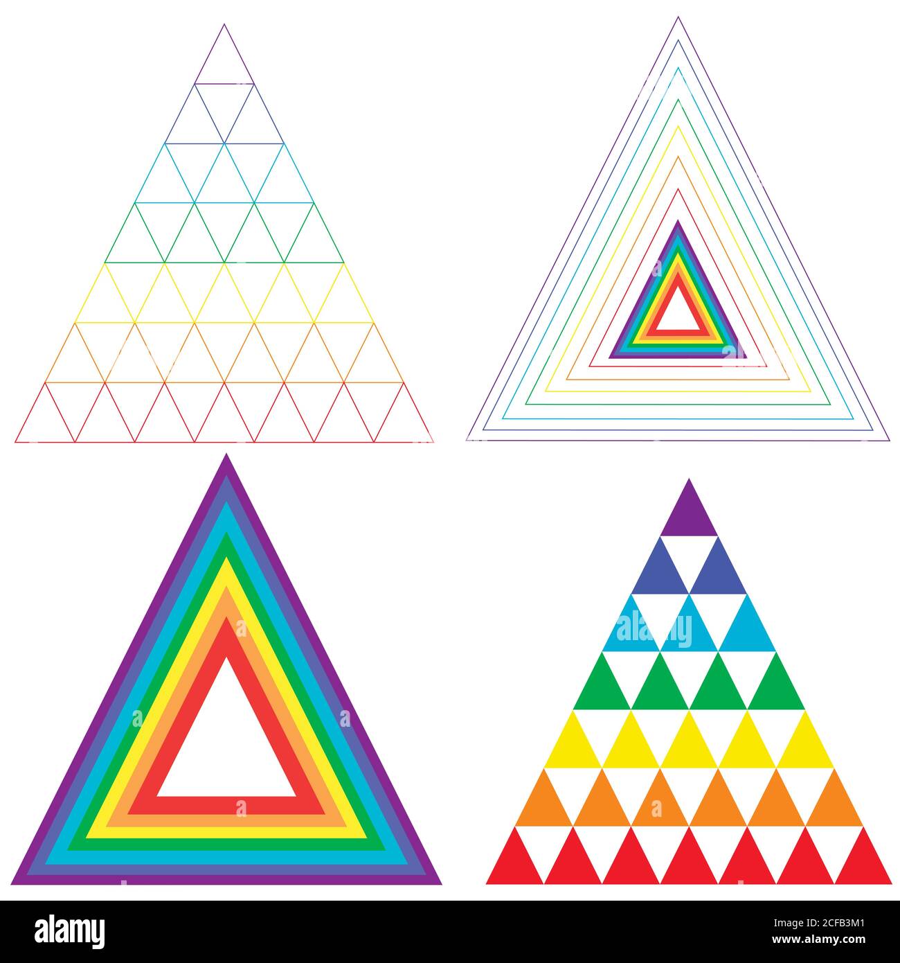 Tri color pattern Stock Vector Images - Alamy