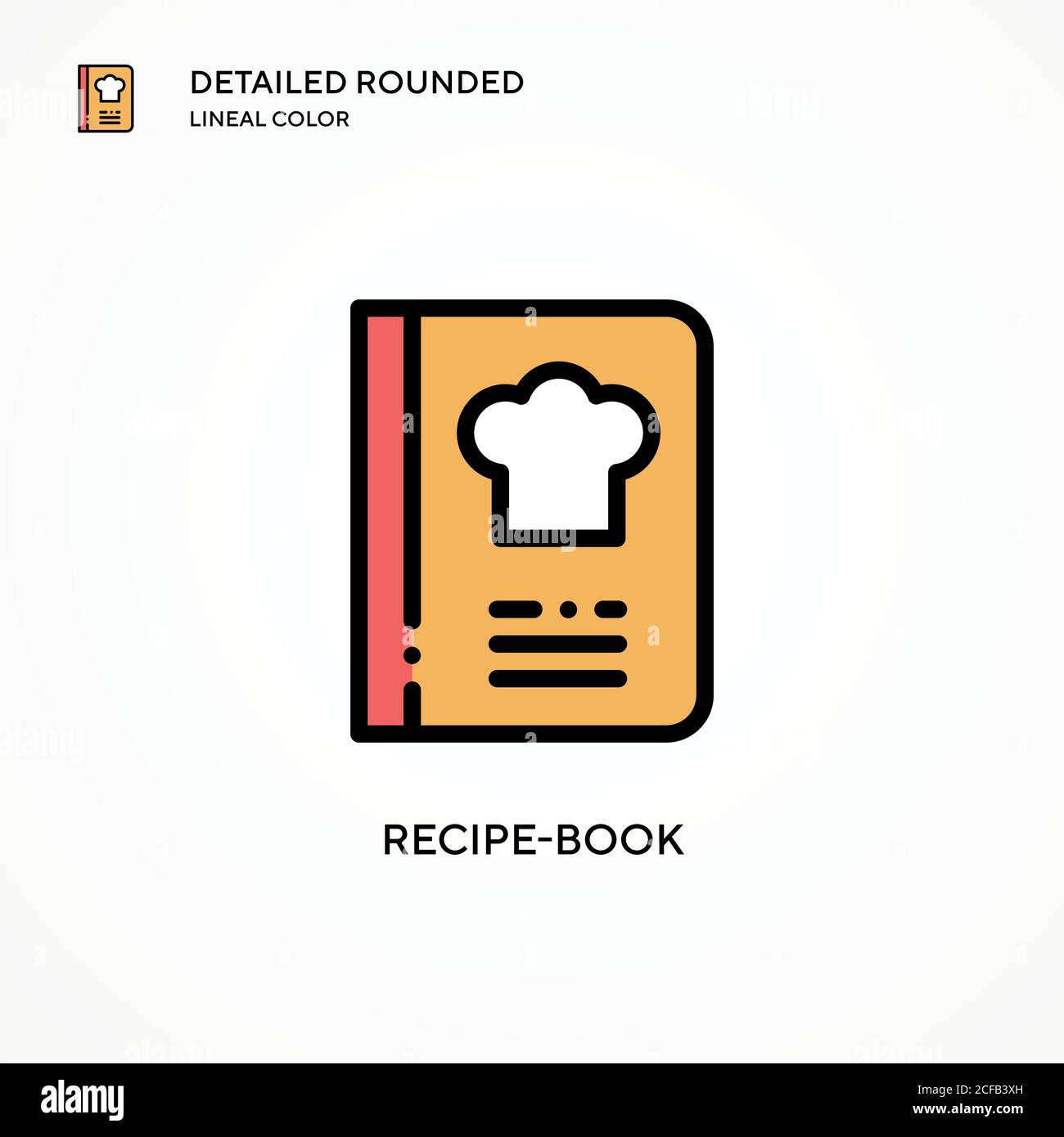 Recipe-book vector icon. Modern vector illustration concepts. Easy to ...