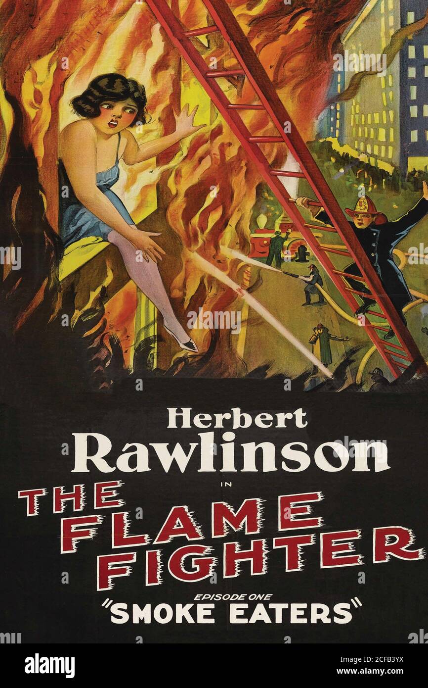 The Flame Fighter - Smoke Eaters Stock Photo - Alamy