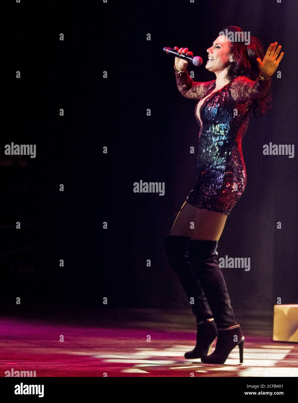 Concert with Jill Johnson. Photo Jeppe Gustafsson Stock Photo - Alamy
