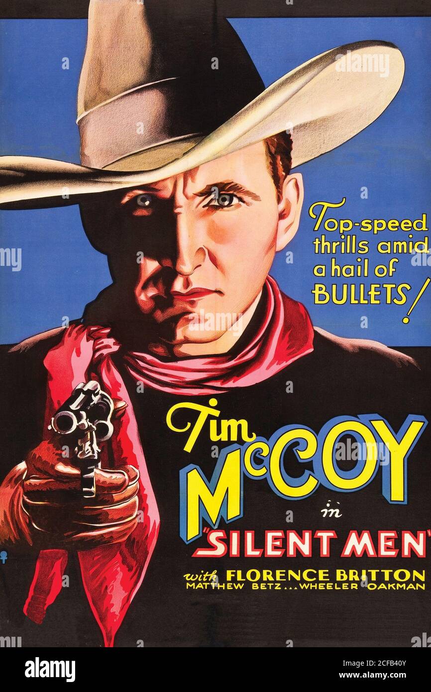 Silent western film hi-res stock photography and images - Alamy