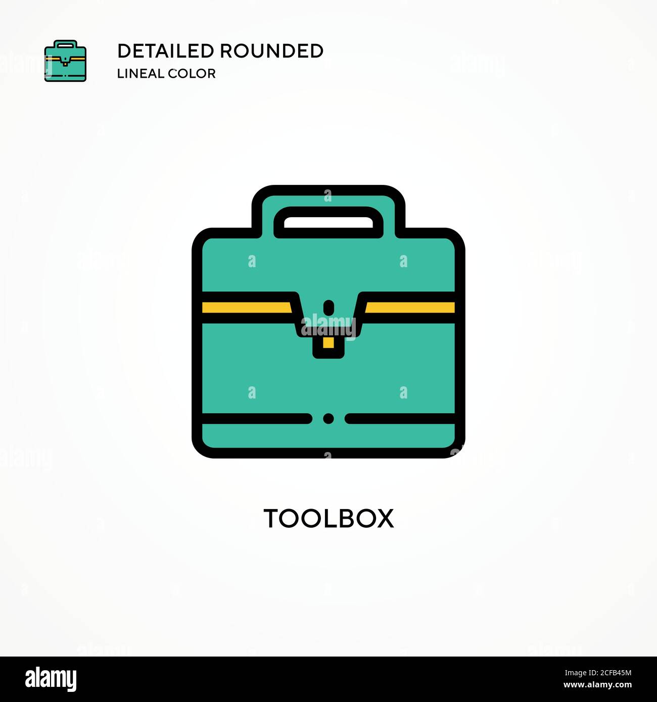 Toolbox Vector Icon Modern Vector Illustration Concepts Easy To Edit