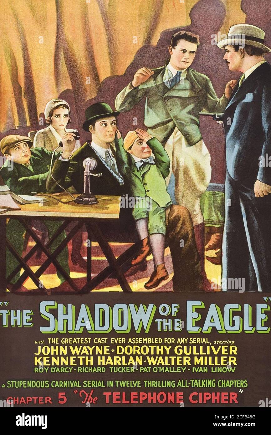 The Shadow of the Eagle - Telephone Cipher Stock Photo - Alamy