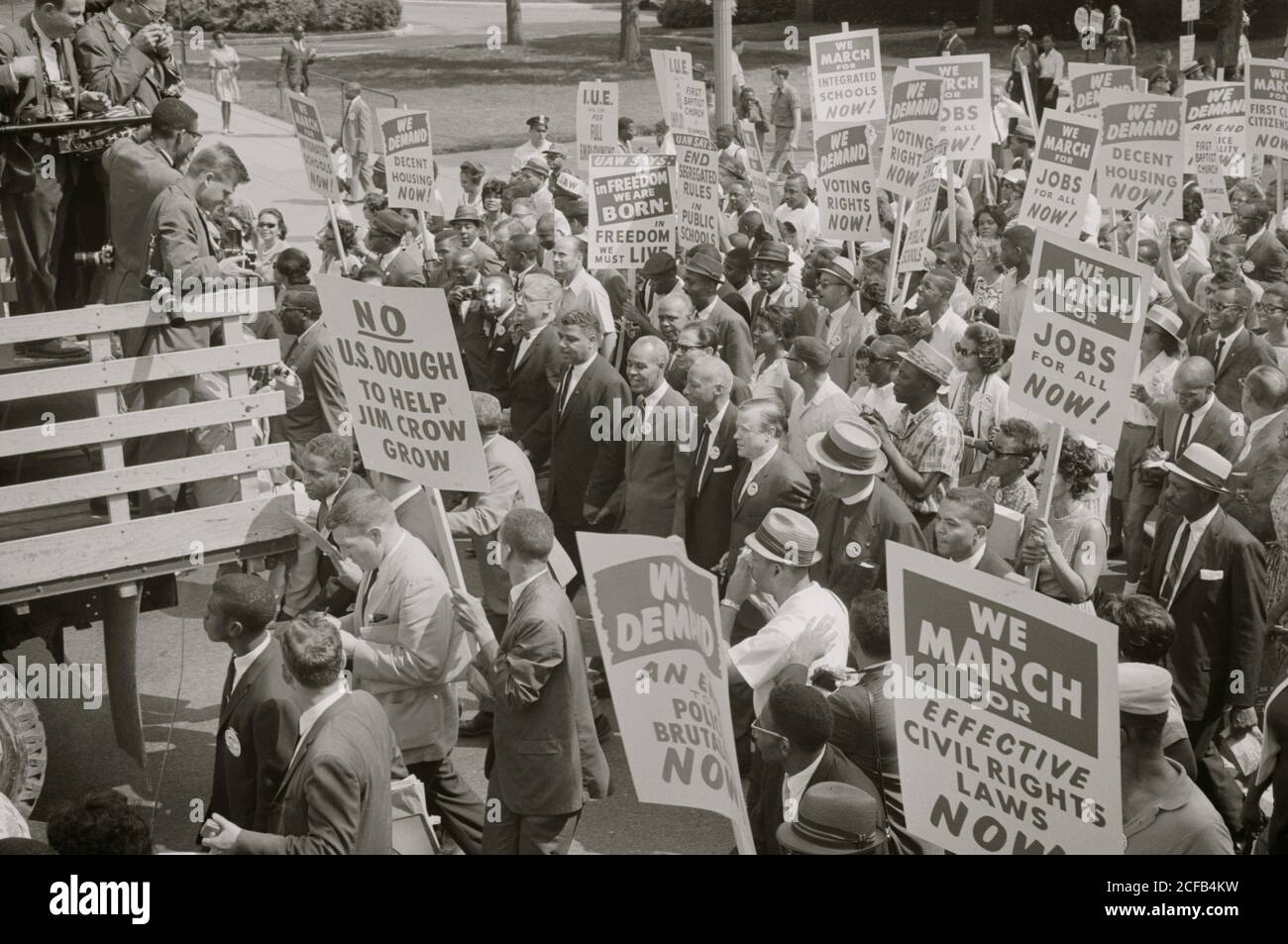 Civil Rights March on DC Stock Photo - Alamy
