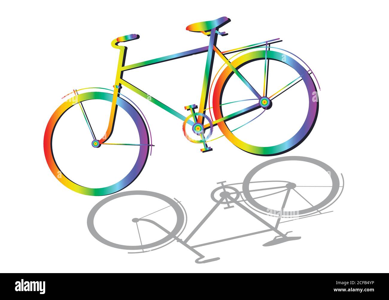 Psychedelic ride Stock Vector Images - Alamy