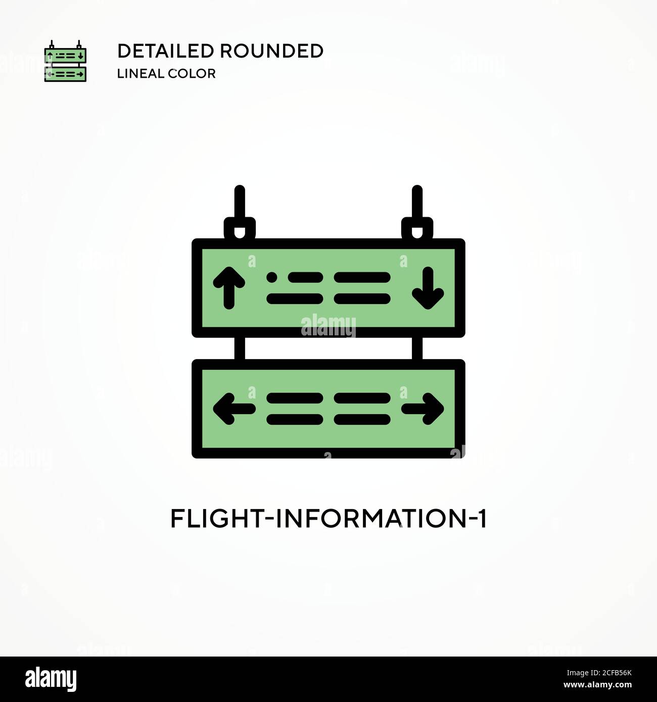 Flight-information-1 vector icon. Modern vector illustration concepts ...