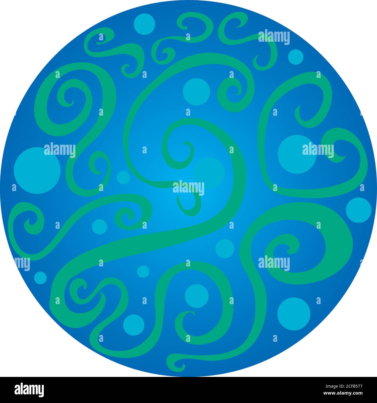 Blue Decorative Lines Clip Art