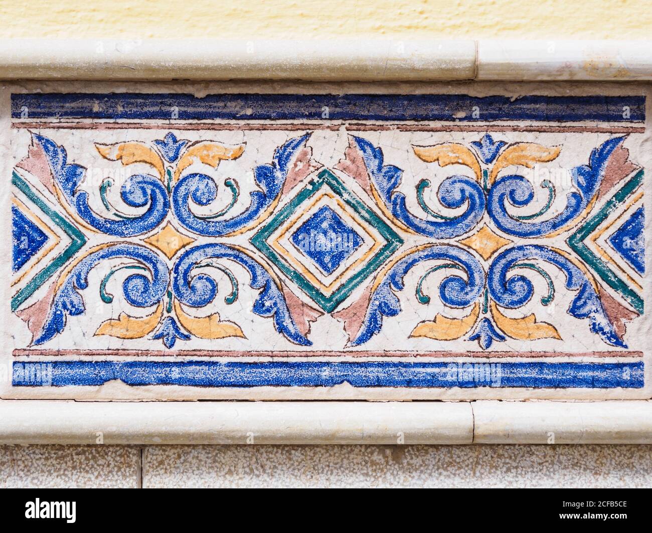 Ceramic wall texture with beautiful patterns Stock Photo - Alamy
