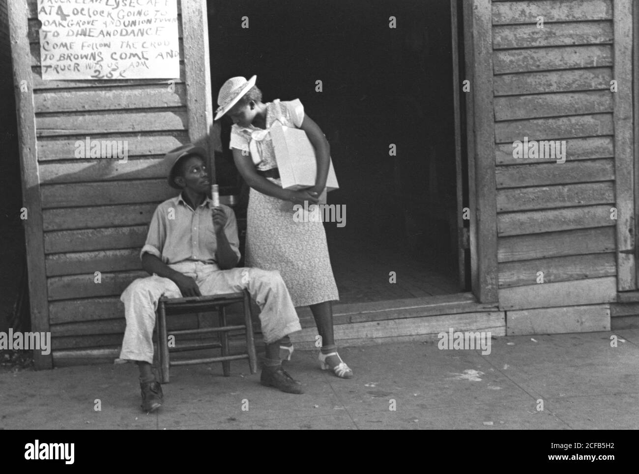 Sidewalk scene, Alabama Stock Photo - Alamy