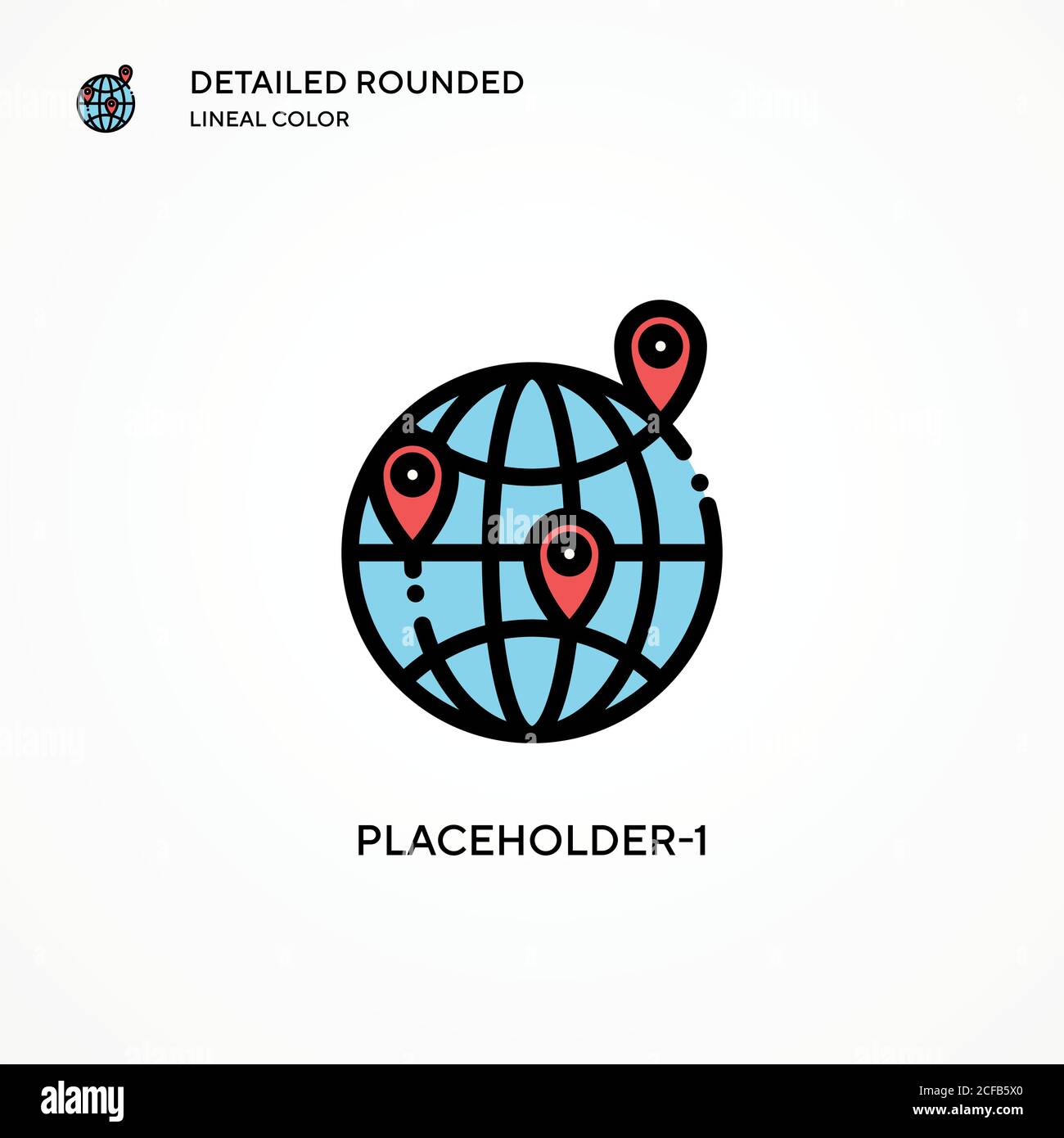 Placeholder-1 vector icon. Modern vector illustration concepts. Easy to ...