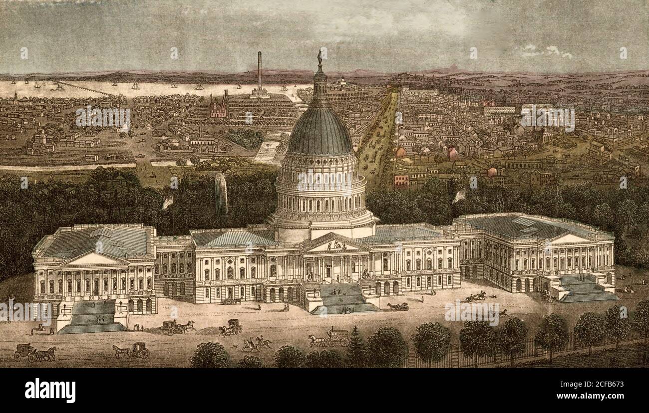 Washington dc 1871 hi-res stock photography and images - Alamy