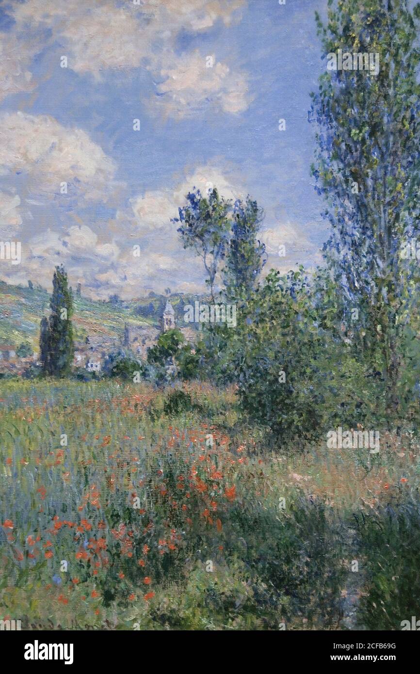 Landscape at vetheuil hi-res stock photography and images - Alamy