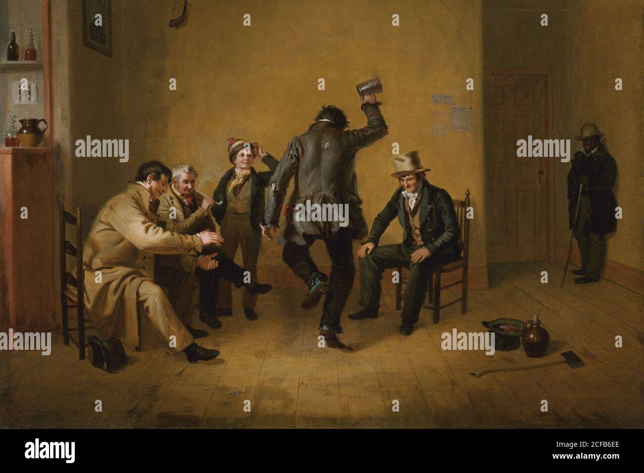 Bar Room Scene Stock Photo - Alamy