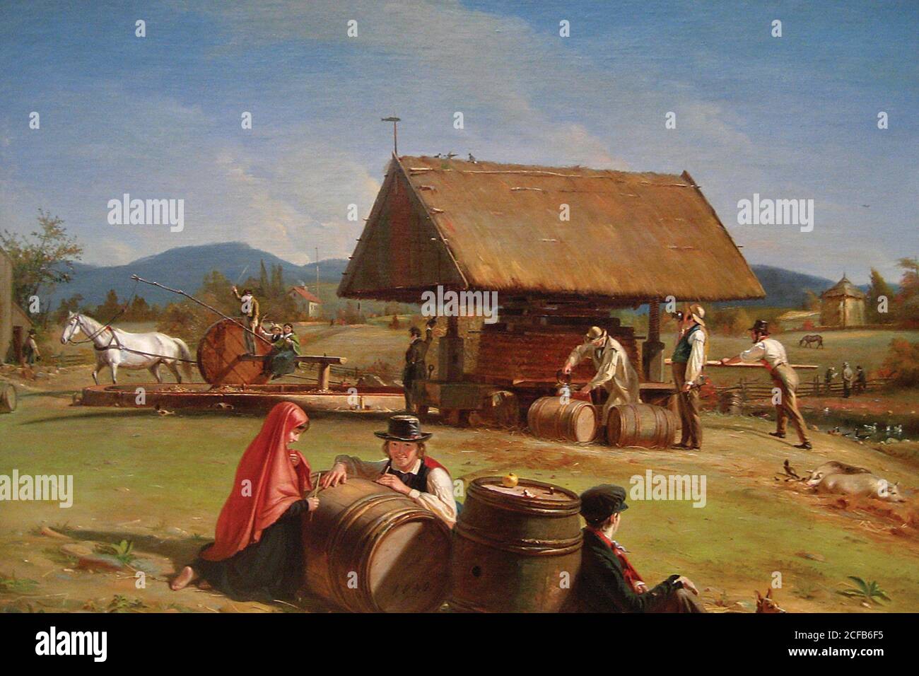 The making of farm cider hi-res stock photography and images - Alamy