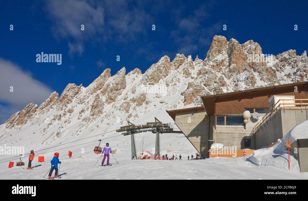 Selva val ski resort hi-res stock photography and images - Alamy