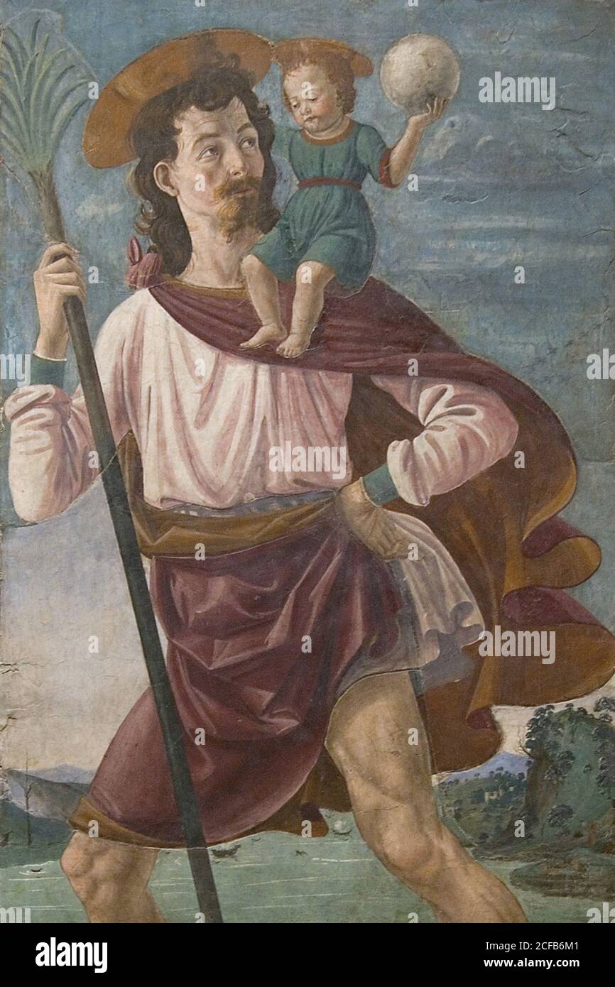 Saint christopher jesus hi-res stock photography and images - Alamy