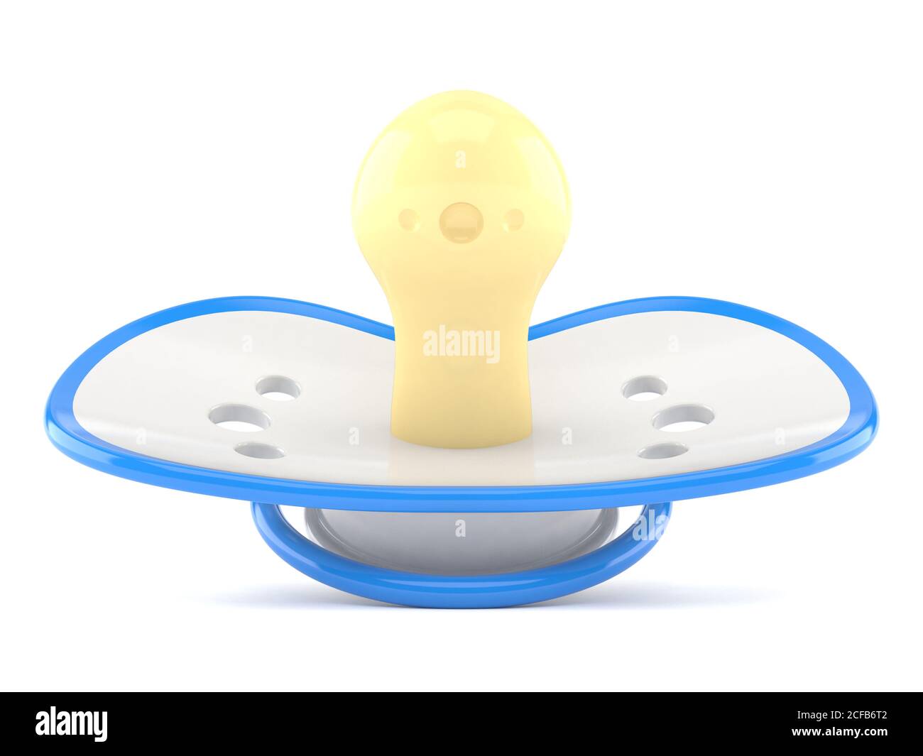Baby dummy isolated on white background Stock Photo - Alamy