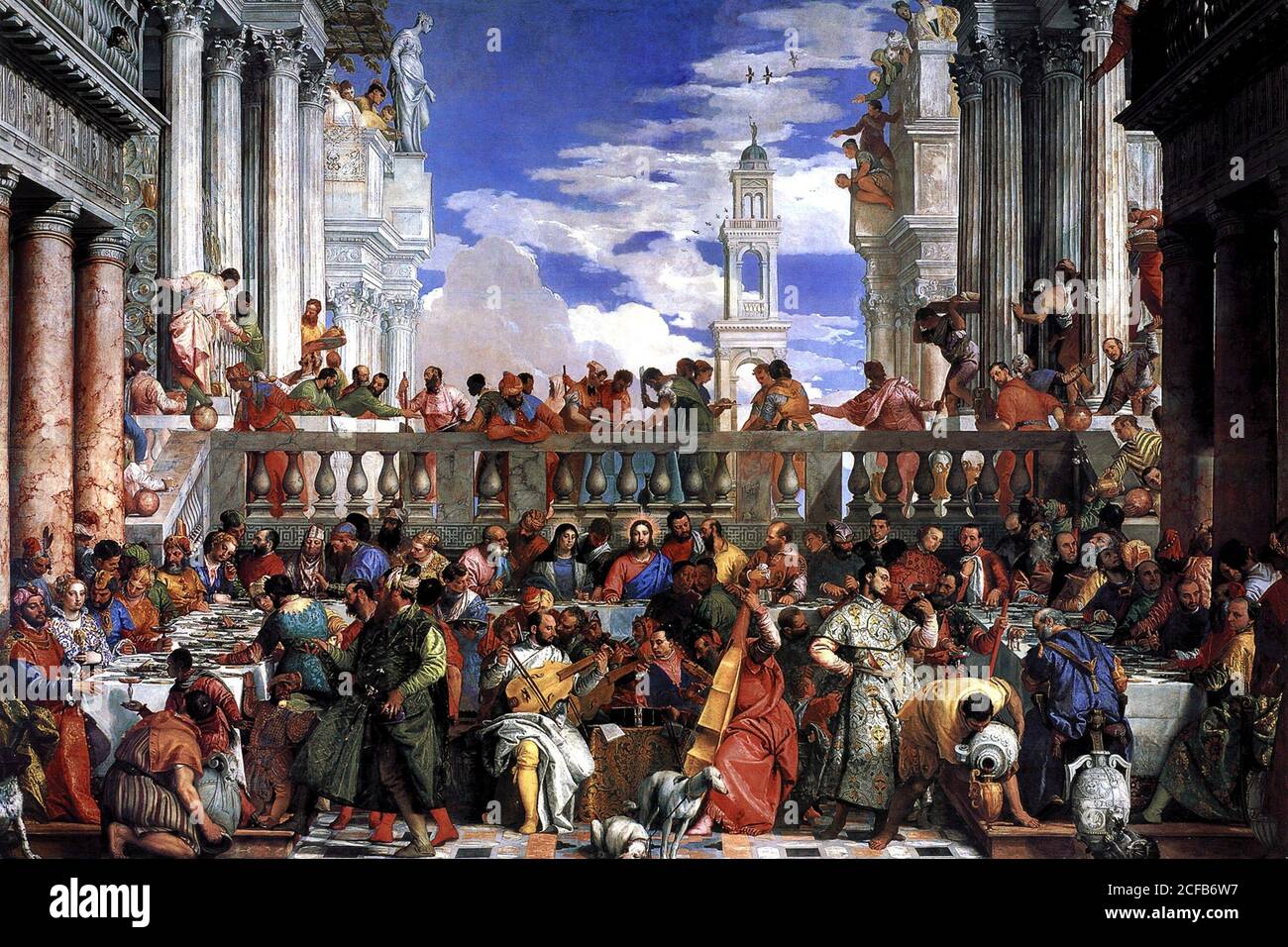 The Marriage at Cana Stock Photo - Alamy