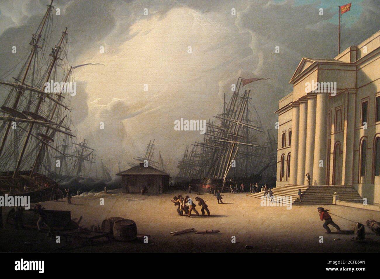 The Custom House at Greenock Scotland Stock Photo - Alamy