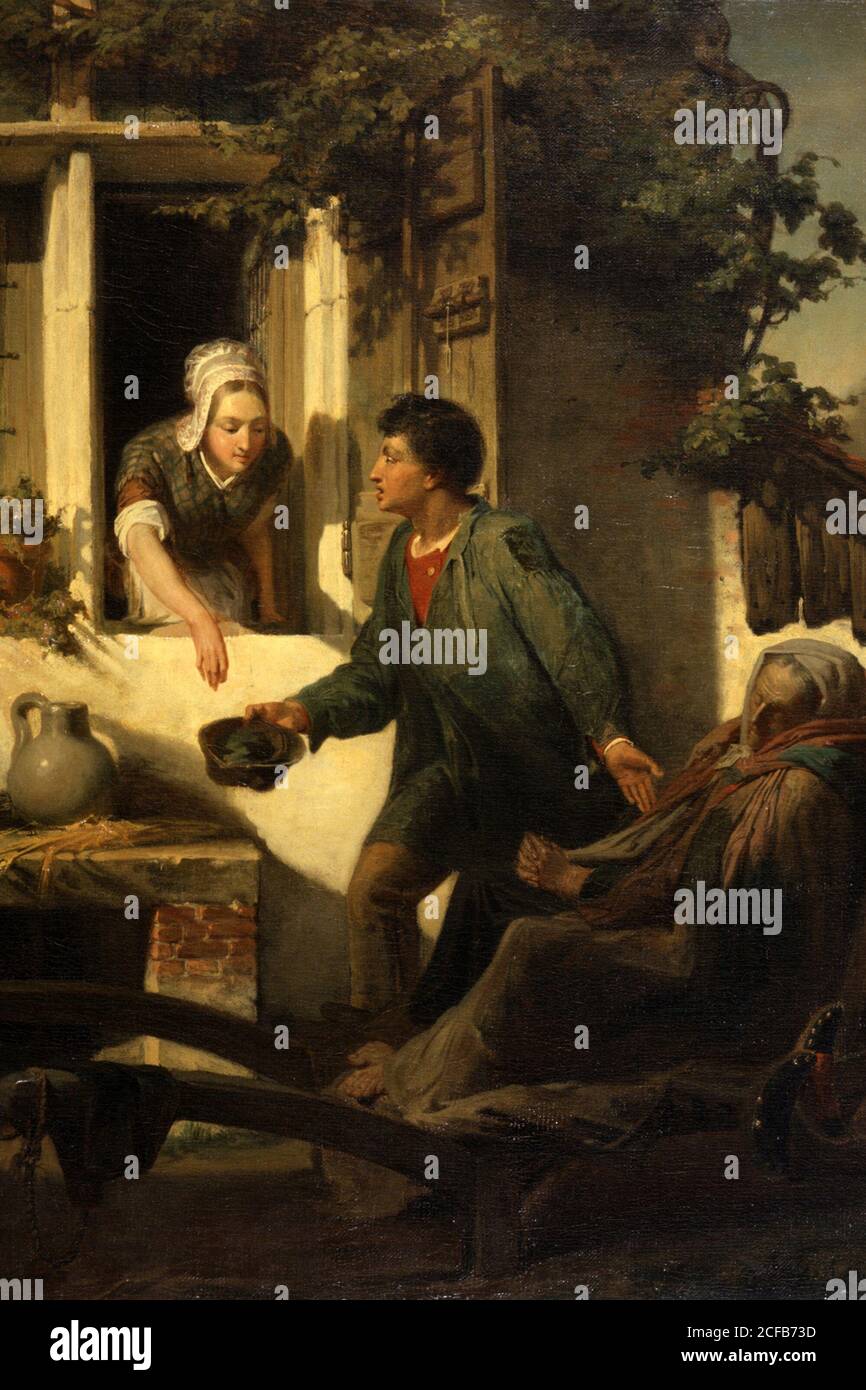 The Blind Beggar Stock Photo - Alamy