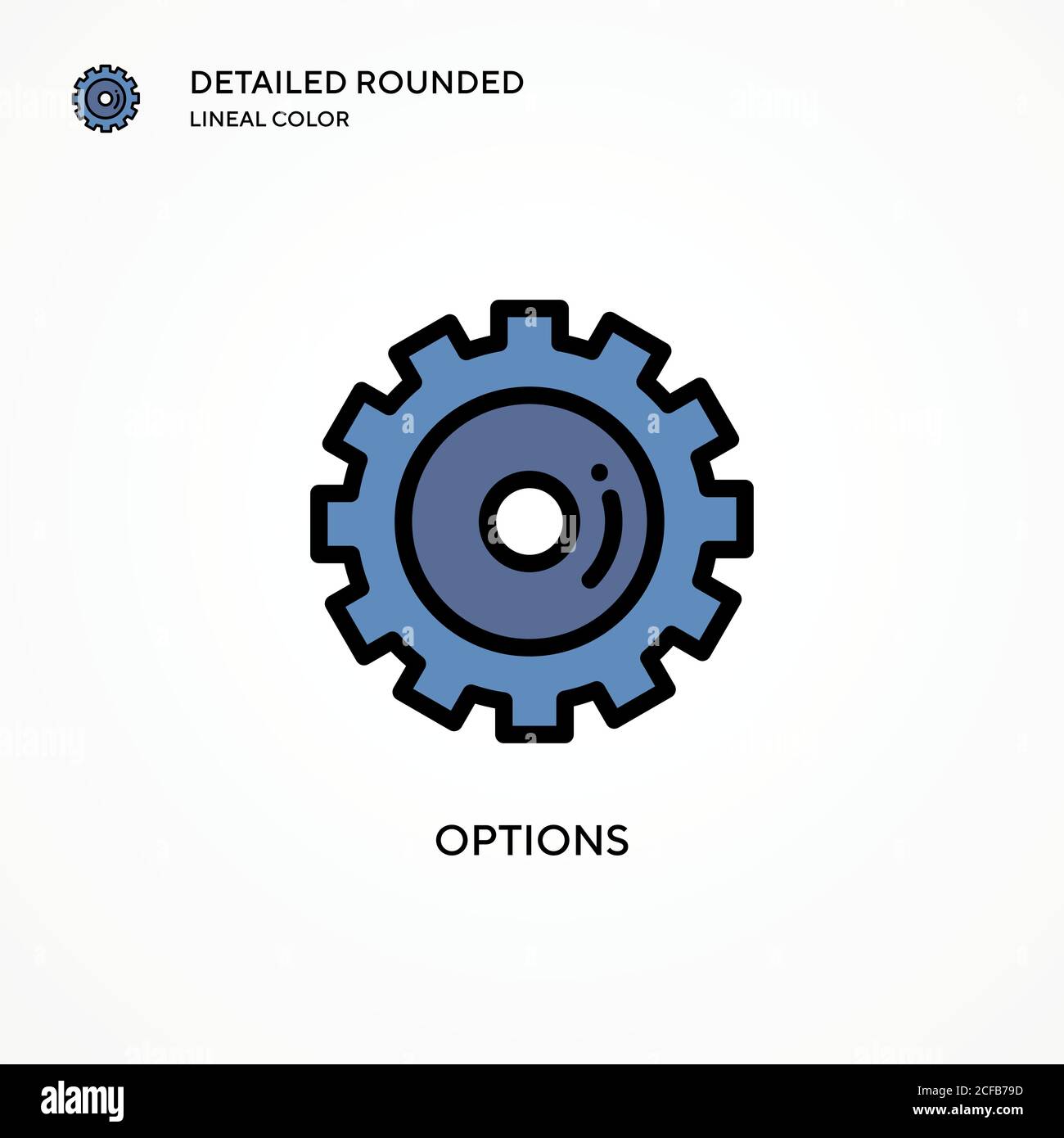 Options vector icon. Modern vector illustration concepts. Easy to edit ...