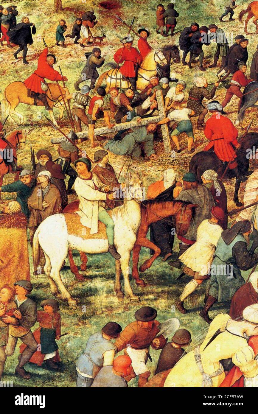 Procession to Cavalry - Detail Stock Photo - Alamy