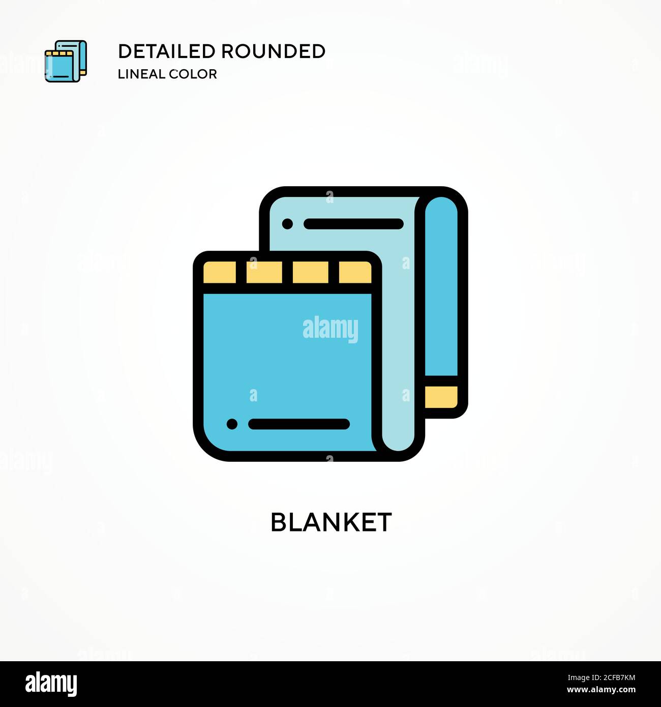 Blanket vector icon. Modern vector illustration concepts. Easy to edit ...