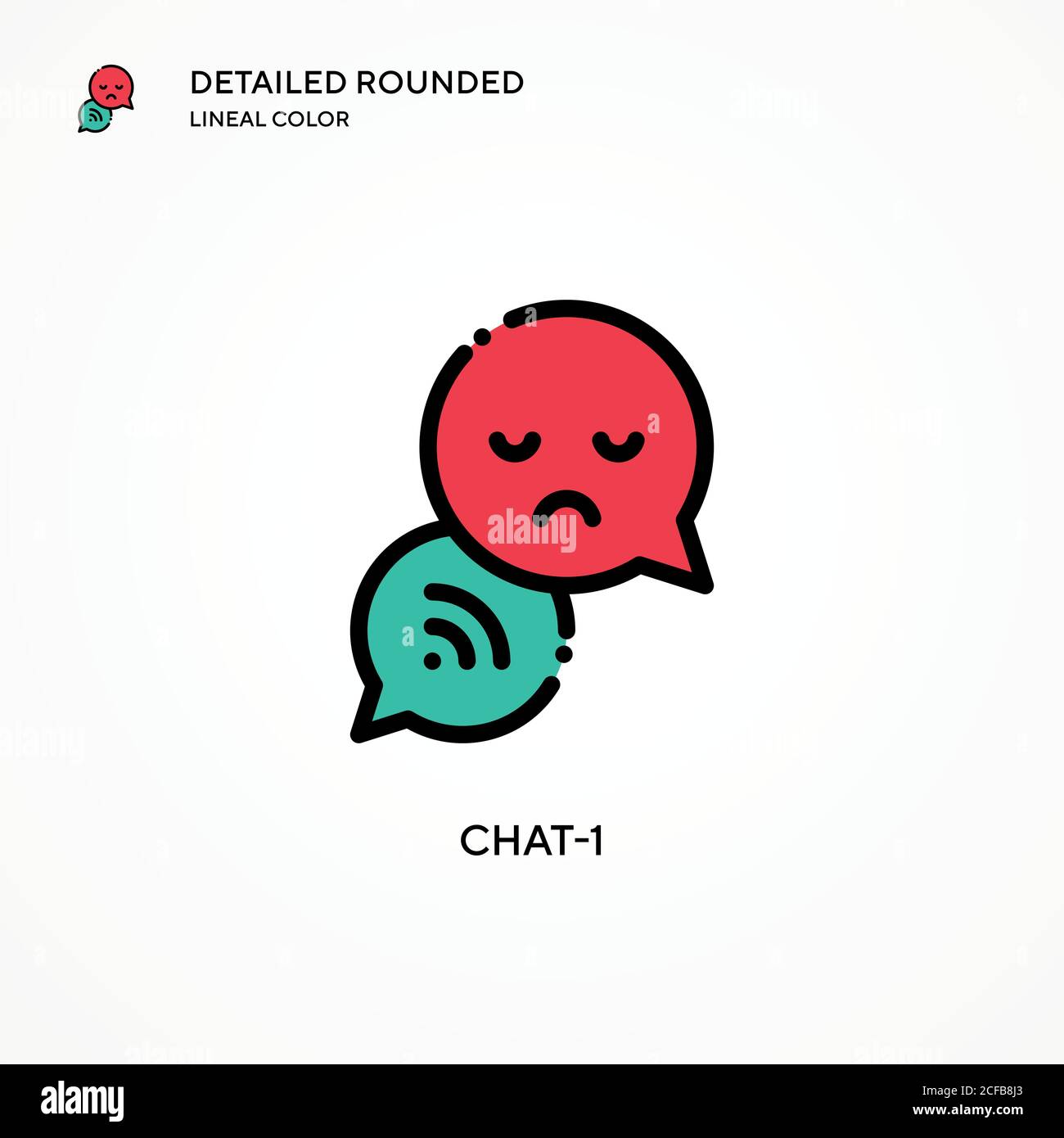 Chat-1 vector icon. Modern vector illustration concepts. Easy to edit ...