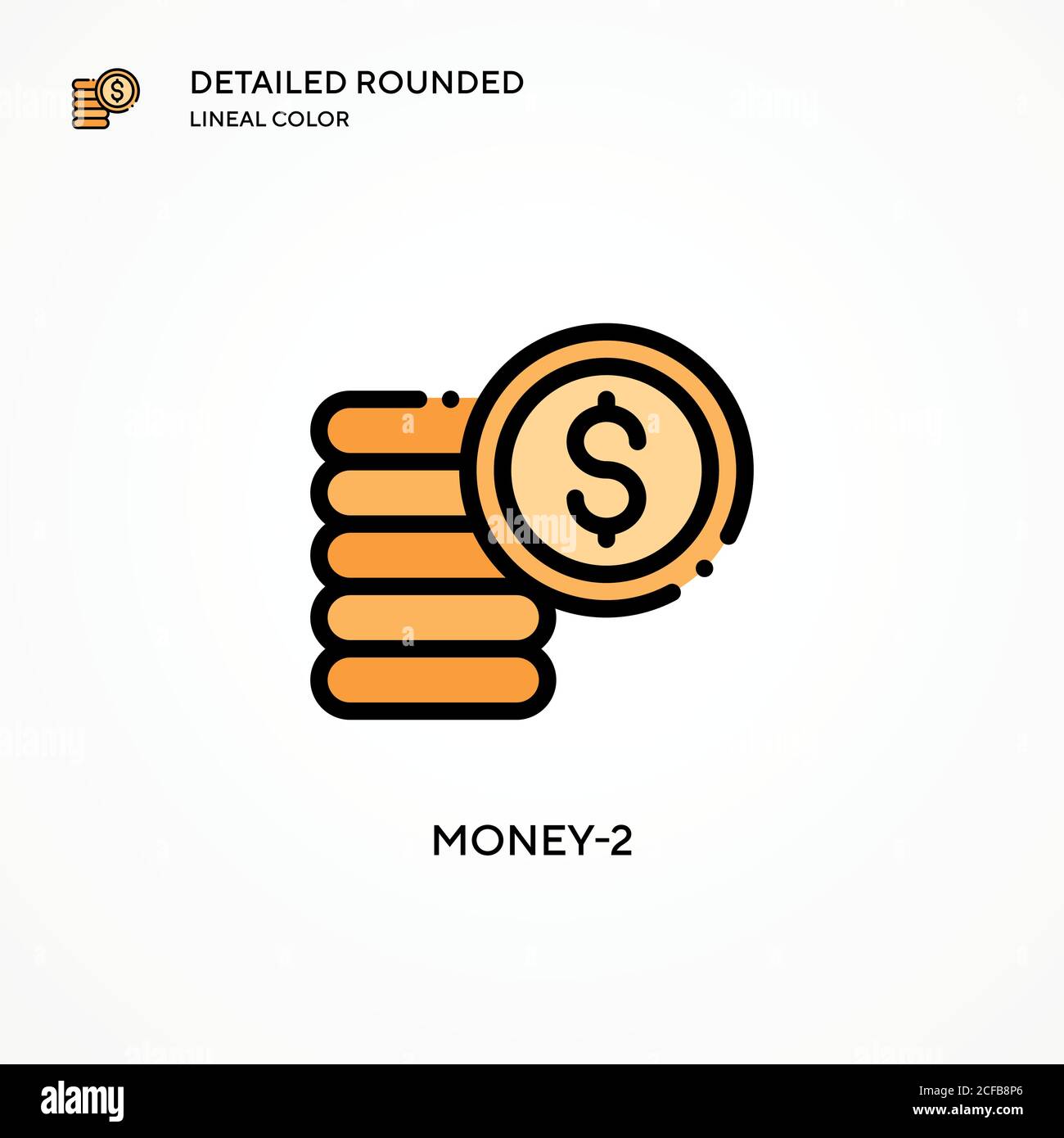 Money-2 vector icon. Modern vector illustration concepts. Easy to edit ...