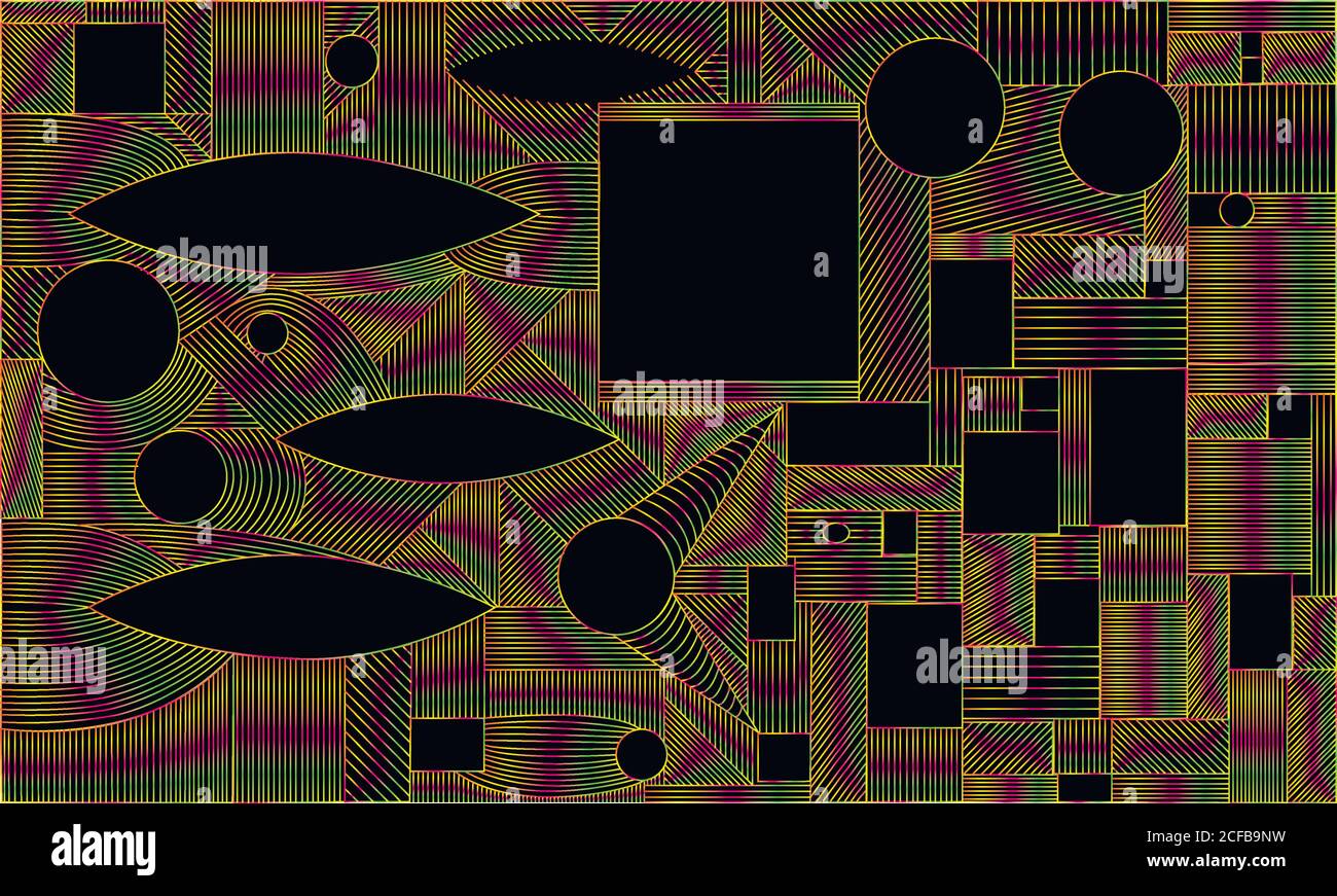 Geometric abstract graphic frame, isolated Stock Vector Image & Art - Alamy