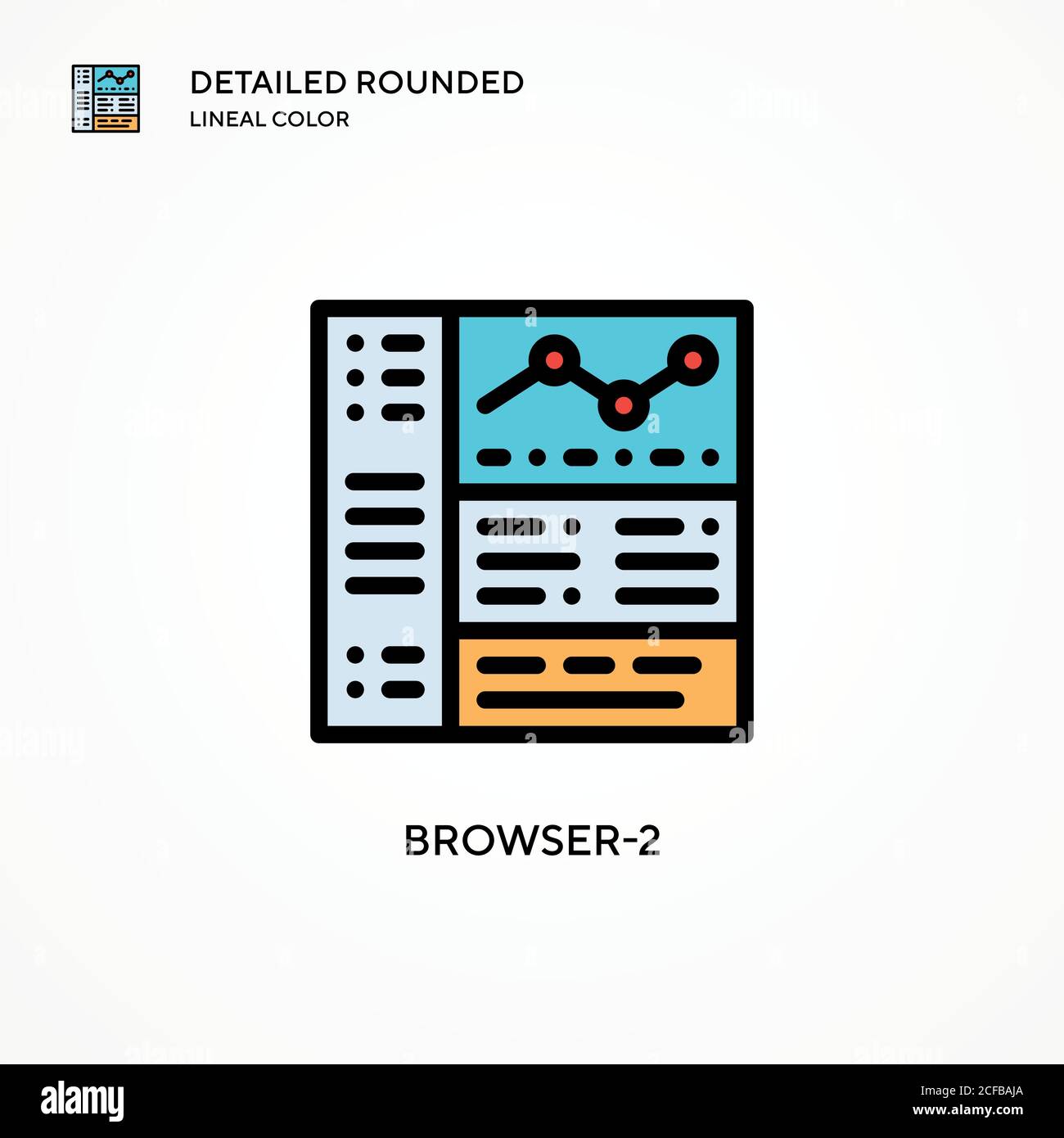 Browser-2 vector icon. Modern vector illustration concepts. Easy to ...